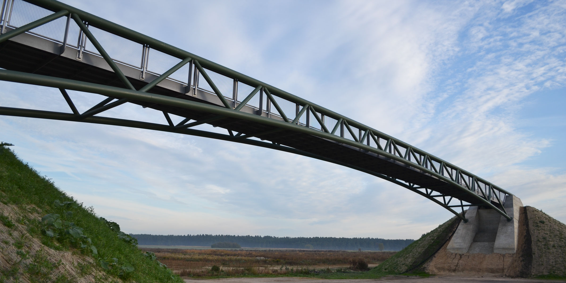 BW14.0Ü: Brücke i.Z.e. Radweges über BAB A14 - Hofmann Fackler